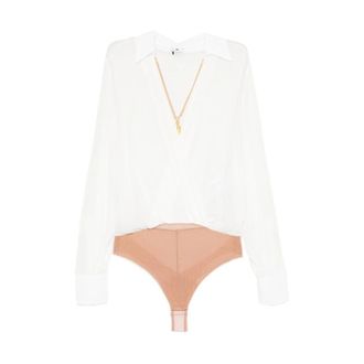 Elisabetta Franchi Body - - Tops - Damen - Wei&szlig; - S
