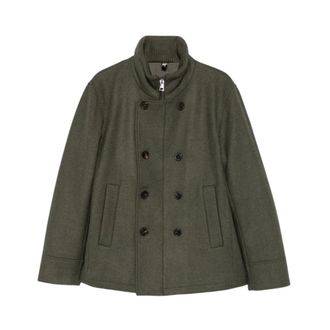 Duno Manteau matelass&eacute; crois&eacute; Zakab - Homme - Manteaux - Vert - Taille: M