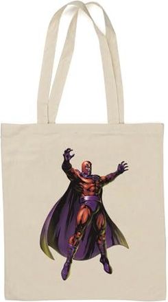 Generic Sac fourre-tout en coton naturel avec cape Blanc