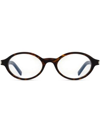 Saint Laurent Eyewear lunettes de vue Jeanne - Marron