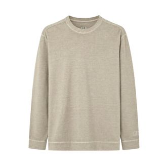 C.P. Company C.p. Company, Homme, Pulls, Gris, Taille: S T-shirt &agrave; manches longues