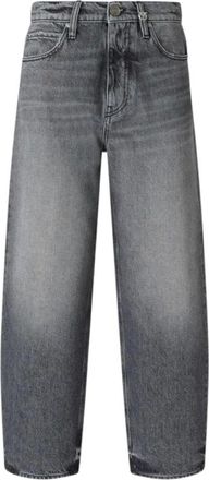 Pinko Pinko - Jean Coupe Large - Femme - Jeans - Gris - Taille: W29