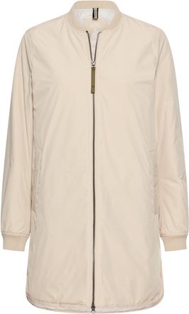 Camel Active Damen Wasserabweisender Mantel aus reinem Polyester Hellbeige, womenswear-36