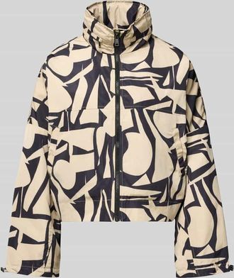 Only Oversized Hemdjacke mit Allover-Muster Modell BETTY BATSLEEVE