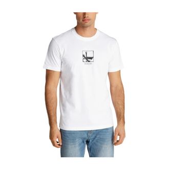 Calvin Klein Logo Graphic T-Shirt - - Tops - Herren - Wei&szlig; - XL