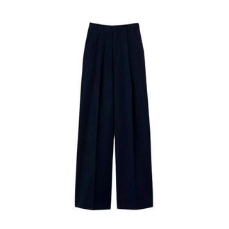 Twinset Gerade geschnittene Milano-Strickhose - - Trousers - Damen - Schwarzk - XS