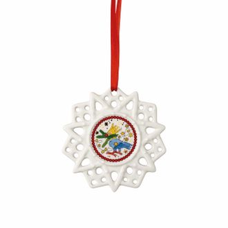 Hutschenreuther Schmuckstern 2024-Weihnachtsleuchten 7,5 cm