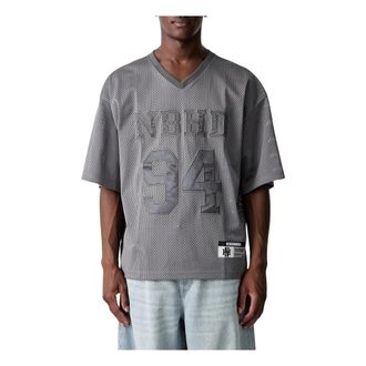 Neighborhood Mesh Hockey Shirt - - Tops - Herren - Grau - XL