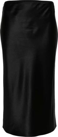 Joseph Femme, Jupes, Noir, Taille: 40 FR Isaak Silk Satin Skirt
