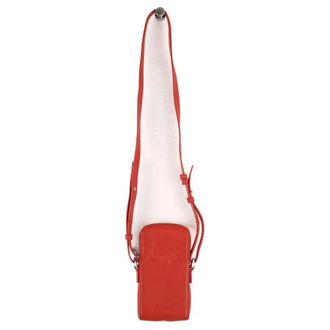 Kenzo Pochette t&eacute;l&eacute;phone en cuir rouge