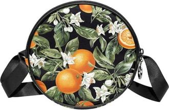 Generic Sac &agrave; bandouli&egrave;re Circle pour femme, petit sac &agrave; bandouli&egrave;re avec fermeture &eacute;clair, bretelles r&eacute;glables, sac &agrave; main rond d&eacute;contract&eacute; pour femmes et fi