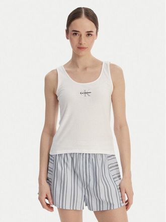 Calvin Klein Underwear Top LV00QS7603 Wei&szlig; Slim Fit