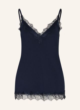 Rosemunde Top Billie Mit Spitze blau