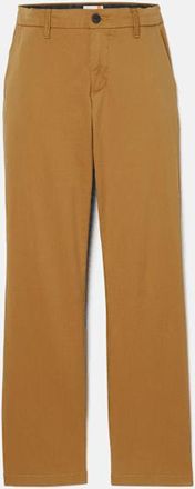 Timberland Claremont Chinohose aus Twill mit geradem Bein f&uuml;r Herren in Dunkelgelb, Herren, Gelb, Gr&ouml;&szlig;e