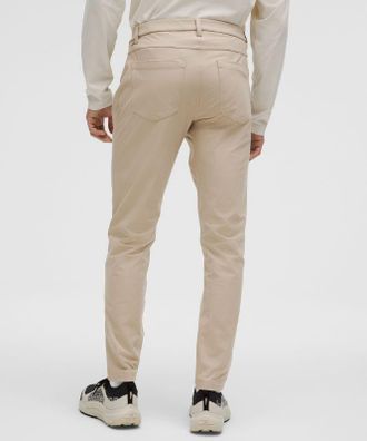 lululemon Pantalon ABC 5 poches coupe slim Warpstreme pour Hommes - 76 cm - Kaki - Taille 28