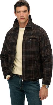 Superdry Wool Blend Check Ranch Jacket L