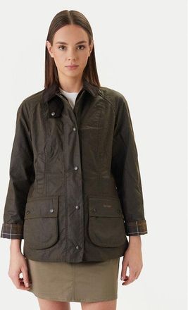 Barbour Hemdjacke Classic Beadnell LWX0668OL71 Gr&uuml;n Regular Fit