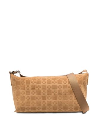 Sandro sacoche à motif embossé - Marron