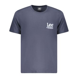 Lee Homme, Tops, Bleu, Taille: M Subtle Logo Tee
