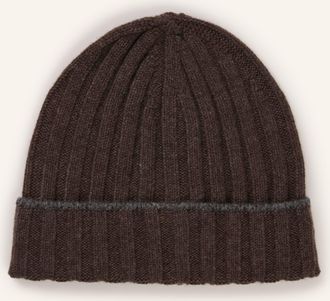 Brunello Cucinelli Brunello Cucinelli Cashmere-M&uuml;tze braun