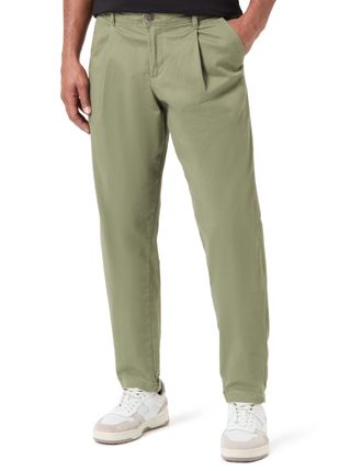 Jack & Jones Herren Jpstbill Jjbowie Pleated Noos Chinohose, Deep Lichen Green, 29W / 30L
