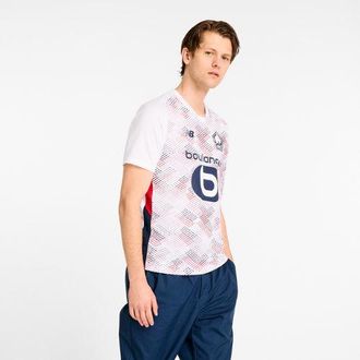 New Balance Homme Lille LOSC Away Short Sleeve Jersey en Noir, Polyester, Taille 2XL