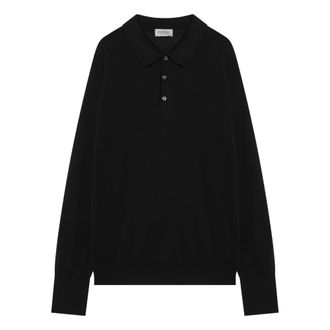 John Smedley Herren, Oberteile, Schwarzk, XLGr&ouml;&szlig;e