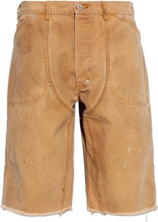 Gallery Dept. Homme, Shorts, Brun, Taille: W31 Short en jean &agrave; effet vieilli