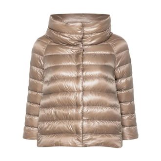 Herno Sofia Cape Jacke - - Jackets - Damen - Beige - S