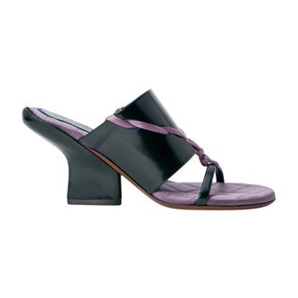 Dries Van Noten Geflochtene Riemen-Mules - - Shoes - Damen - Lila - 40 EU