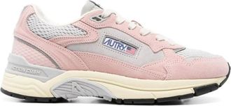 Autry Low-Top Sneaker - Panelled Light Grey And Soft Pink Sneakers - Gr. 36 (EU) - in Wei&szlig; - f&uuml;r Damen