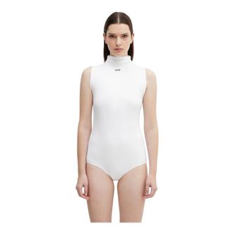 Off-white Stamp Ripp-Bodysuit - - Tops - Damen - Wei&szlig; - M