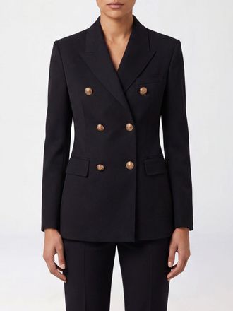 Golden Goose Blazer crois&eacute; en laine vierge &agrave; boutons m&eacute;talliques
