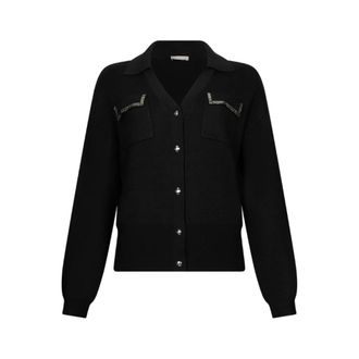 Liu Jo Cardigan - - Knitwear - Damen - Schwarzk - XS