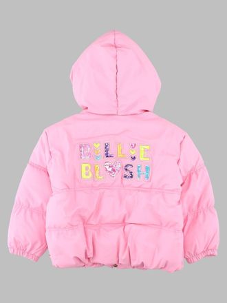 BILLIEBLUSH Quilted Polyurethane Down Jacket - Pink