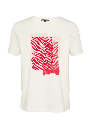 Comma Kurzarmshirt T-Shirt T-Shirt mit Artwork