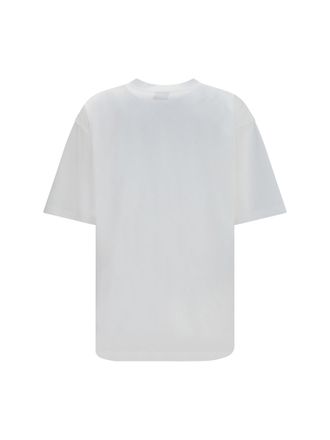 Balenciaga Womens Printed Cotton T-Shirt Full White Cotton; Elastane T-Shirts And Polos