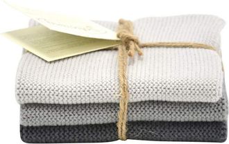 Solwang Rends Solwang 919293 Reinigungstücher Grau Kombination, Baumwollstoffe