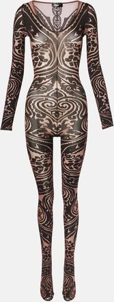 Wolford X Etro Catsuit Tattoo
