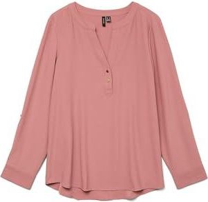 Vero Moda VMANI LS Top WVN GA Noos, Rose nostalgique., M