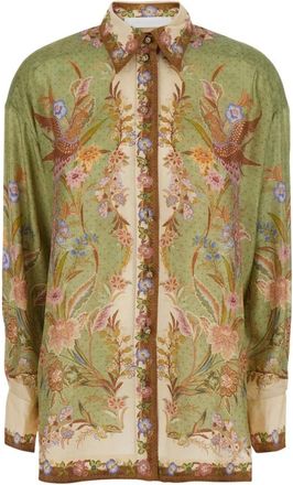 Zimmermann Femme, Blouses et Chemises, Multicolore, Taille: 40 FR Indra Relaxed Shirt