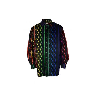 Valentino Garavani Homme, Chemises, Multicolore, Taille: L Veste Style Chemise Oversize