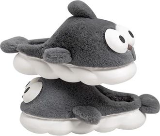 Generic Pantoufles requin mignonnes | Chaussons animaux 3D | Pantoufles mignonnes de dessin anim&eacute; | Semelle &eacute;paisse | Sliders antid&eacute;rapants | Pantoufles chaud