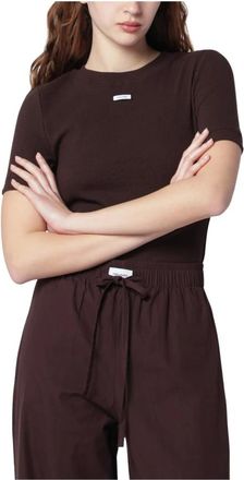 Entire studios Entire Studios, Femme, Tops, Brun, Taille: 42 FR Lounge Tee