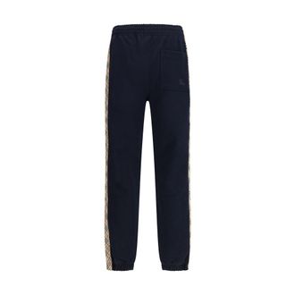 Burberry Mens Blue Cotton Joggers (workout Pants)