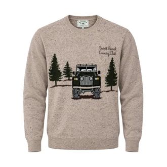 MC2 Saint Barth Heron Rundhals-Pullover - - Knitwear - Herren - Beige - S