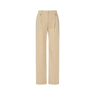 Liu Jo Pantaloni straight in Popeline - - Trousers - Damen - Braun - S