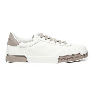 Dolce & Gabbana Wei&szlig;e Sneakers mit Logo-Details - - Shoes - Herren - Wei&szlig; - 42 EU
