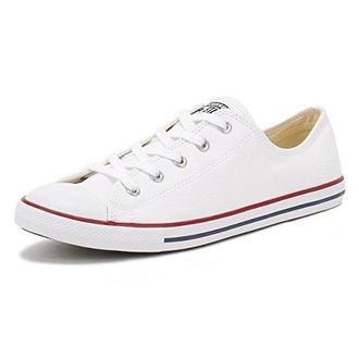 Converse Chuck Taylor CT Dainty Ox, Baskets Basses, Blanc (White 100), 35.5 EU