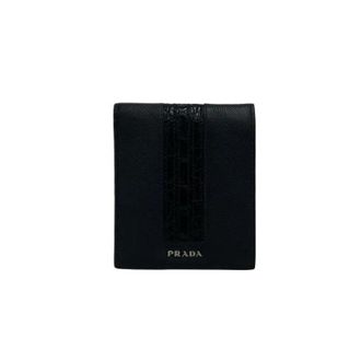 Prada Pre-owned Saffiano Leder Geldb&ouml;rse - - Pre-owned - Herren - Schwarzk - ONE SIZE
